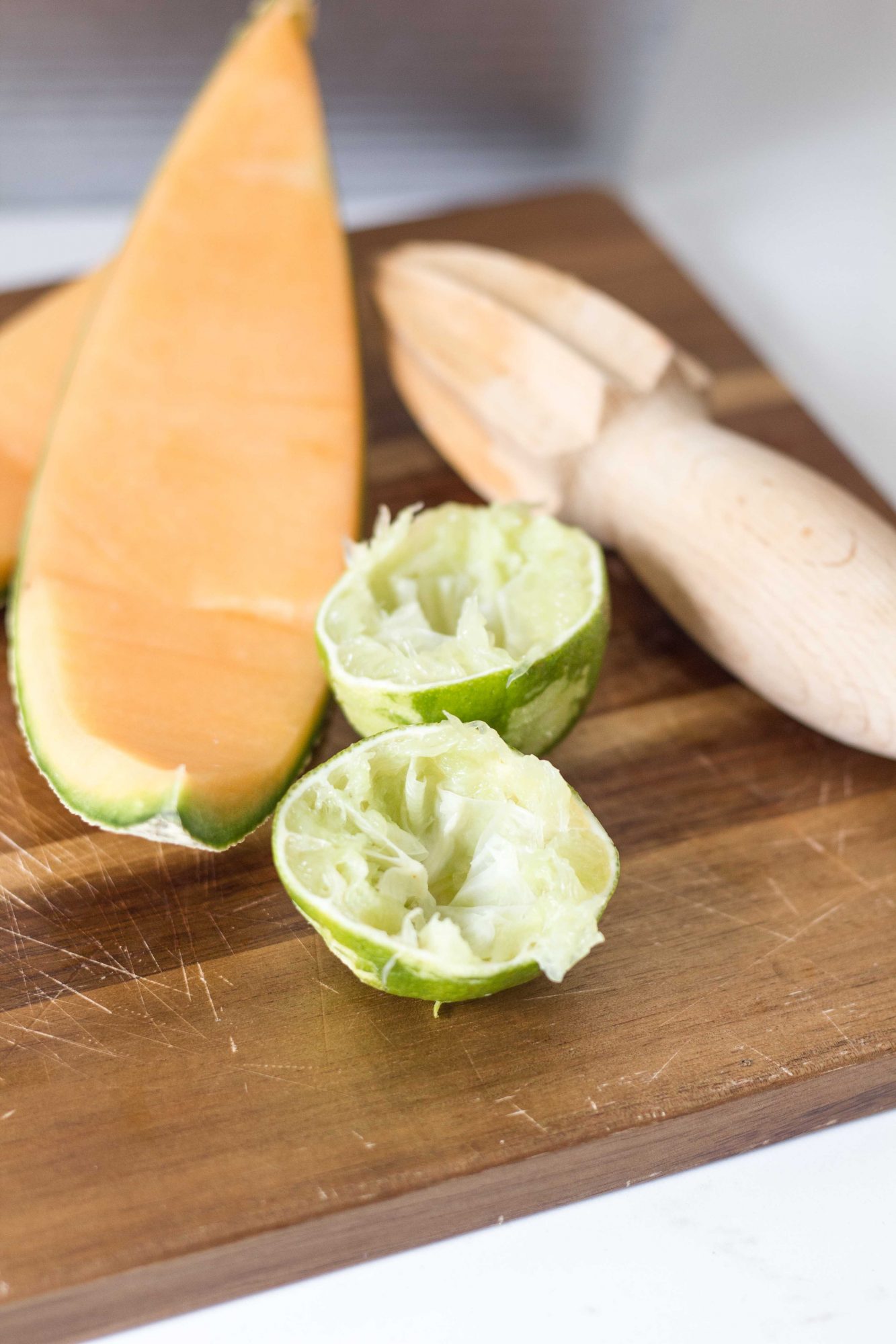 Easy Ginger Mint Melon Mango Sorbet - Rezel Kealoha