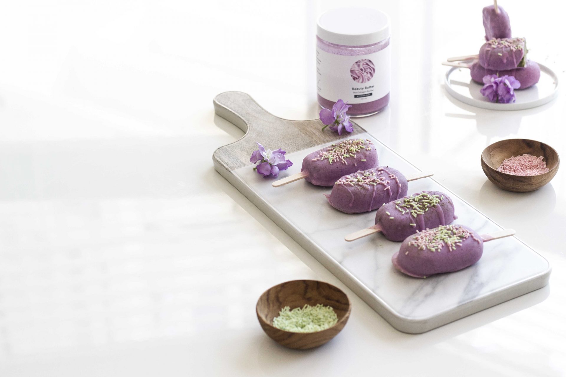 Matcha Protein Bars with Pearl Butter - Rezel Kealoha