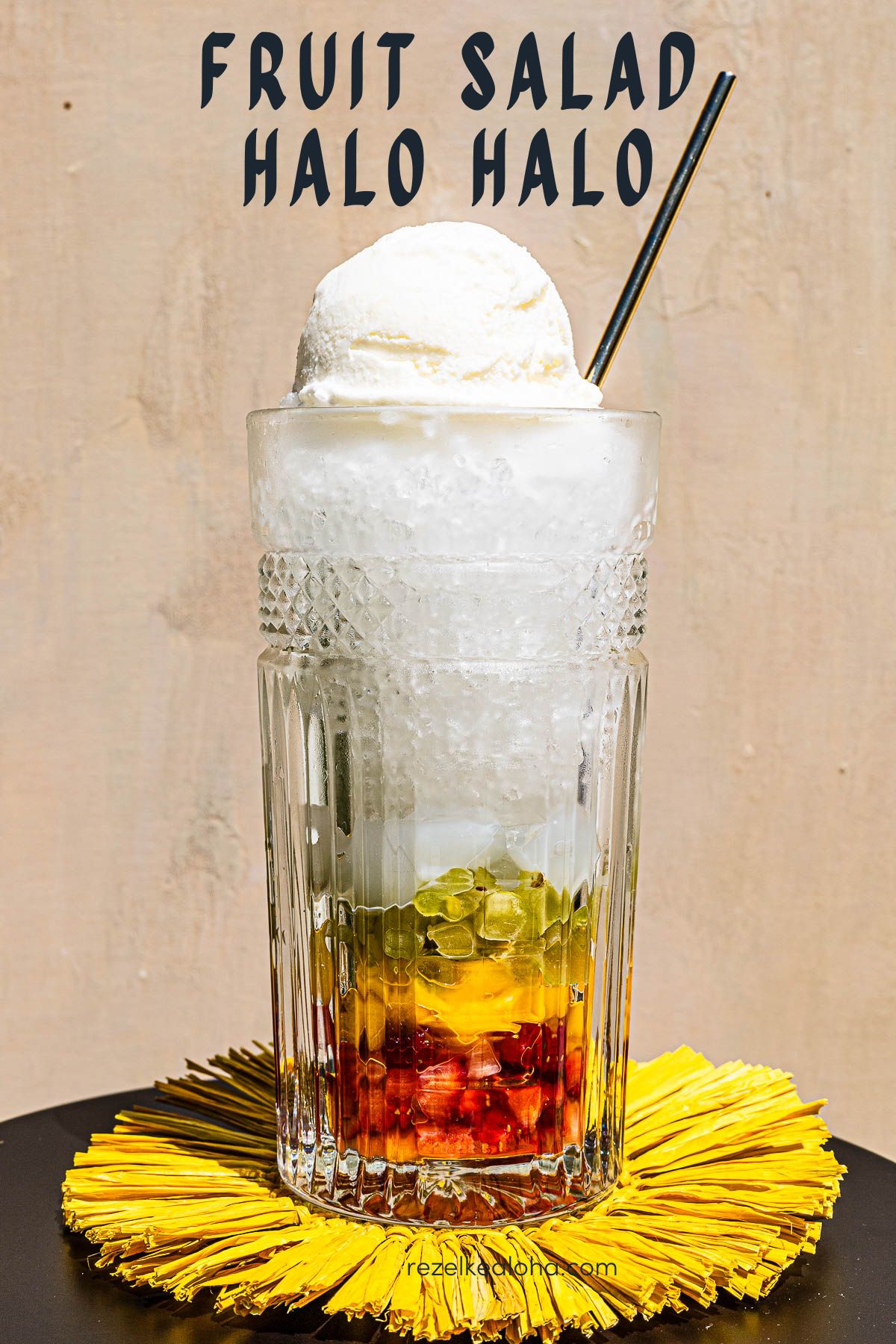 Healthy Halo Halo Recipe - Rezel Kealoha