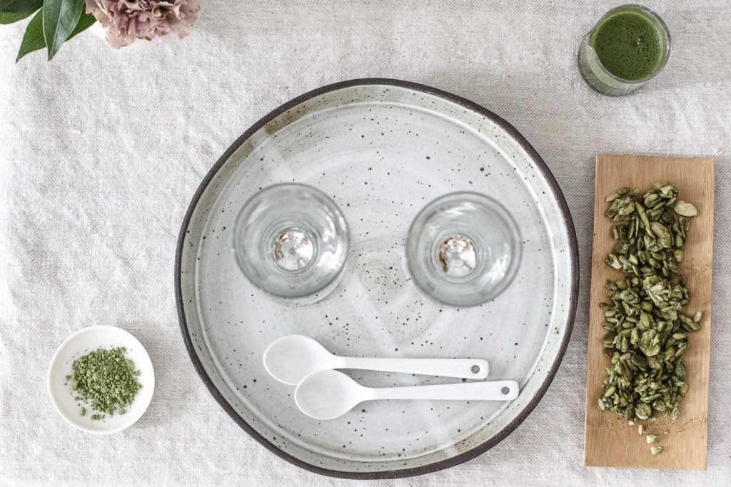 Japanese Style Parfait with Matcha Pandan Syrup - Rezel Kealoha