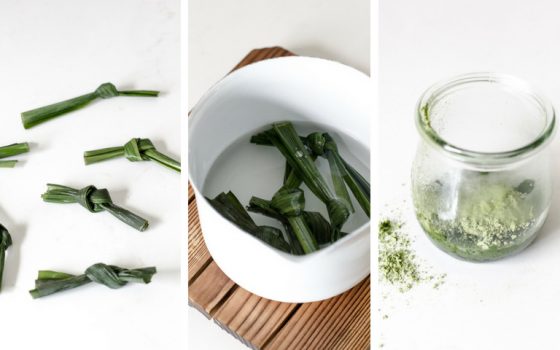 Japanese Style Parfait with Matcha Pandan Syrup - Rezel Kealoha