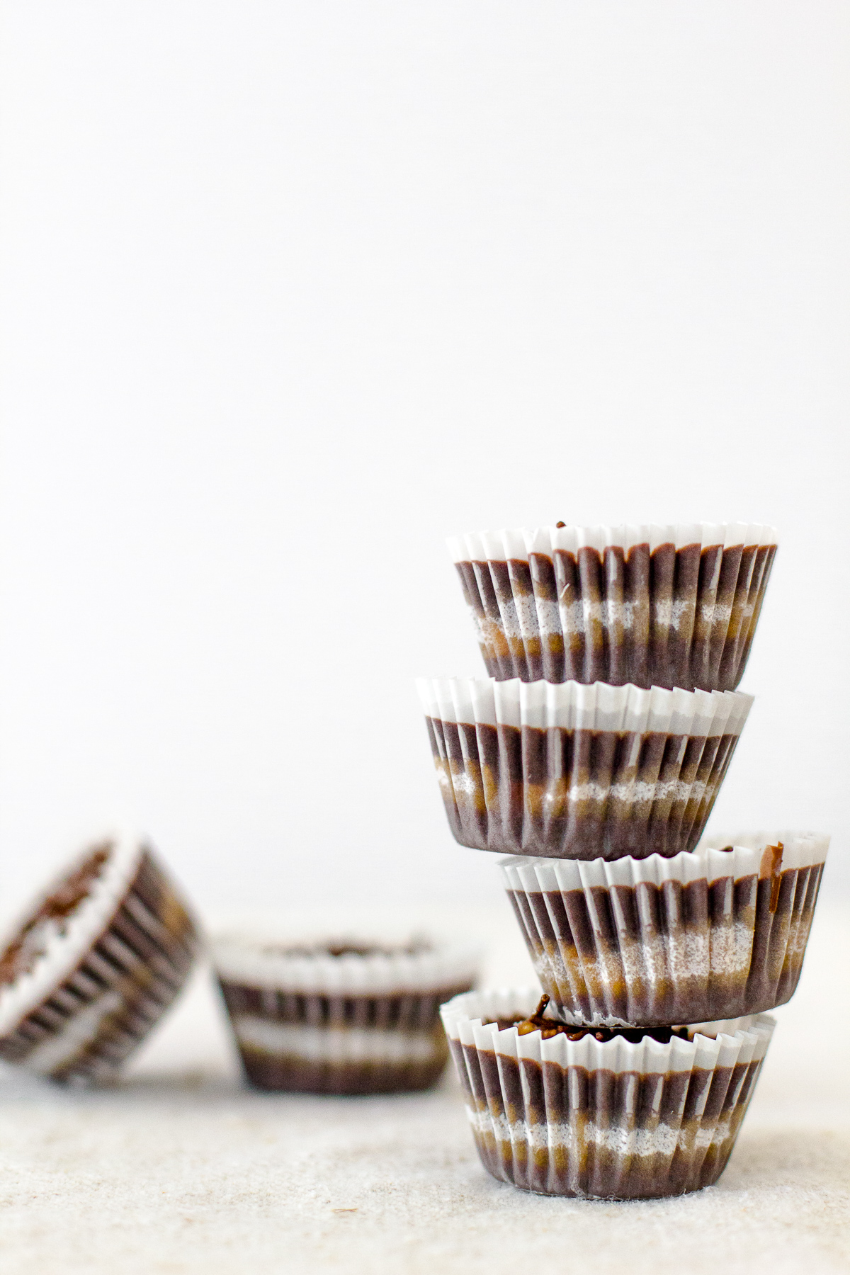 Really Gooey Vegan Samoa Cups - Rezel Kealoha