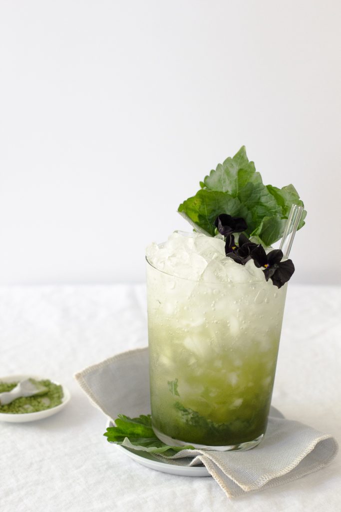 Matcha Yuzu Shisho Summer Spritzer - Rezel Kealoha