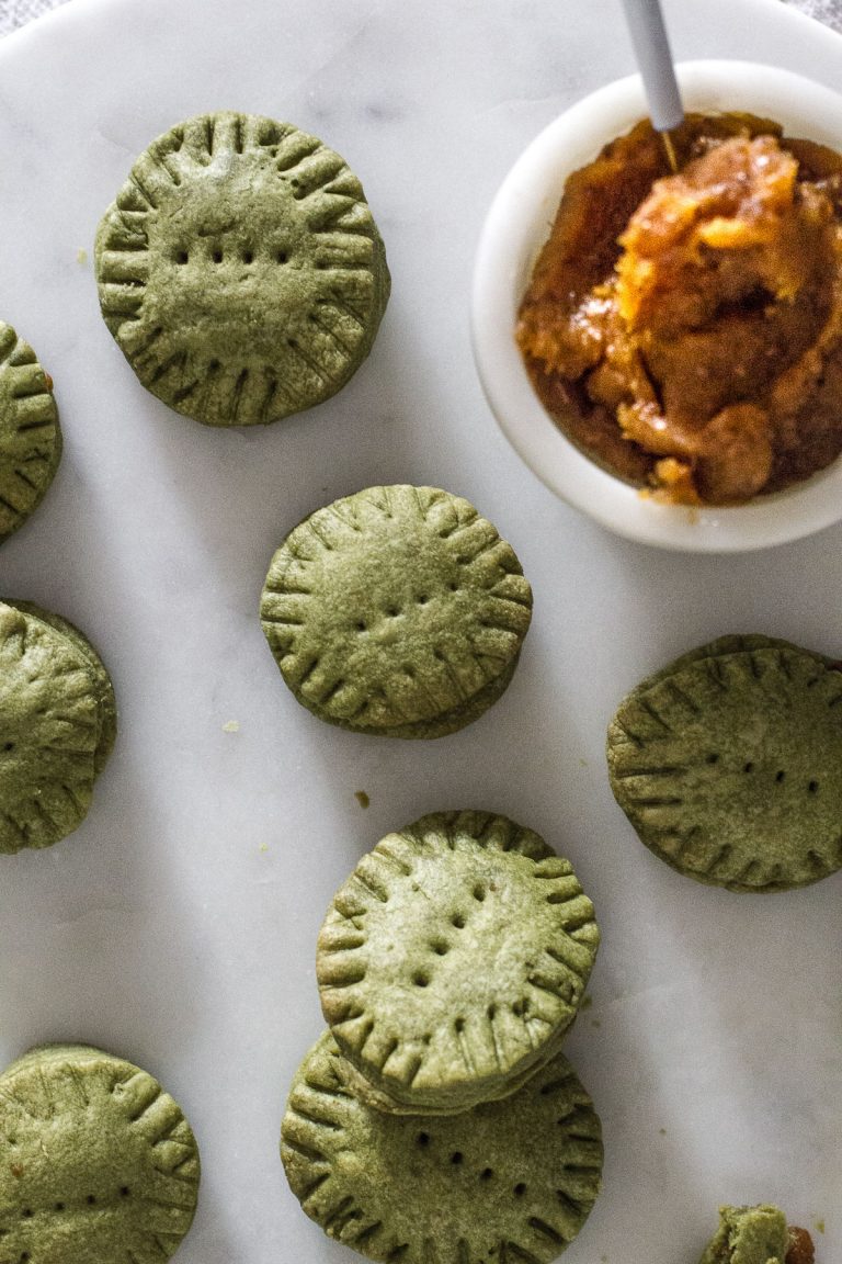 Pandan Mini Pie's with Pineapple Chia Seed Jam - Rezel Kealoha