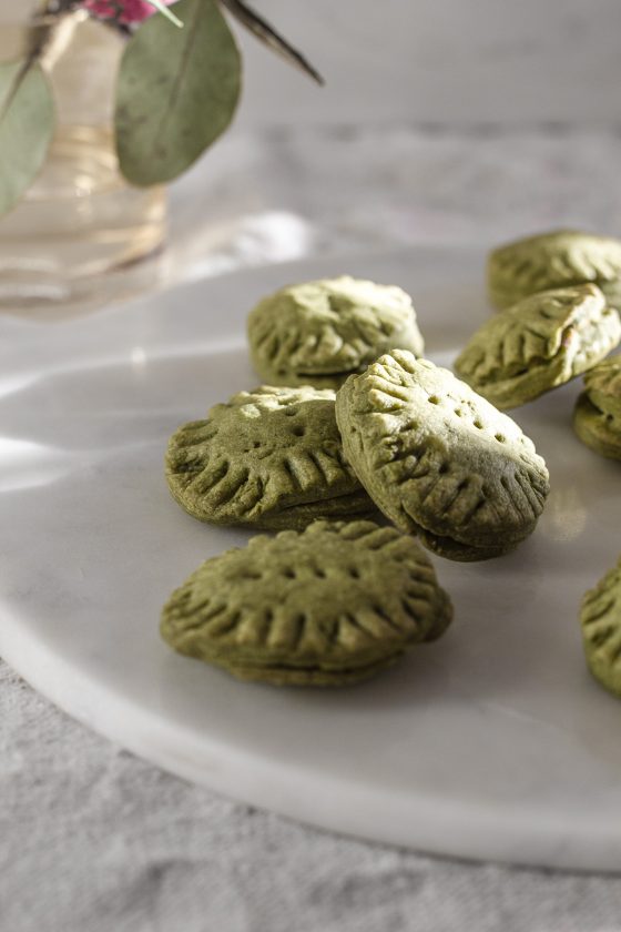 Pandan Mini Pie's with Pineapple Chia Seed Jam - Rezel Kealoha