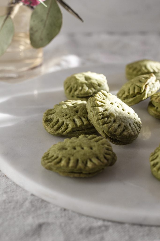 Pandan Mini Pie's with Pineapple Chia Seed Jam - Rezel Kealoha