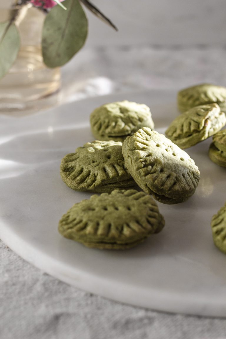 Pandan Mini Pie's with Pineapple Chia Seed Jam - Rezel Kealoha