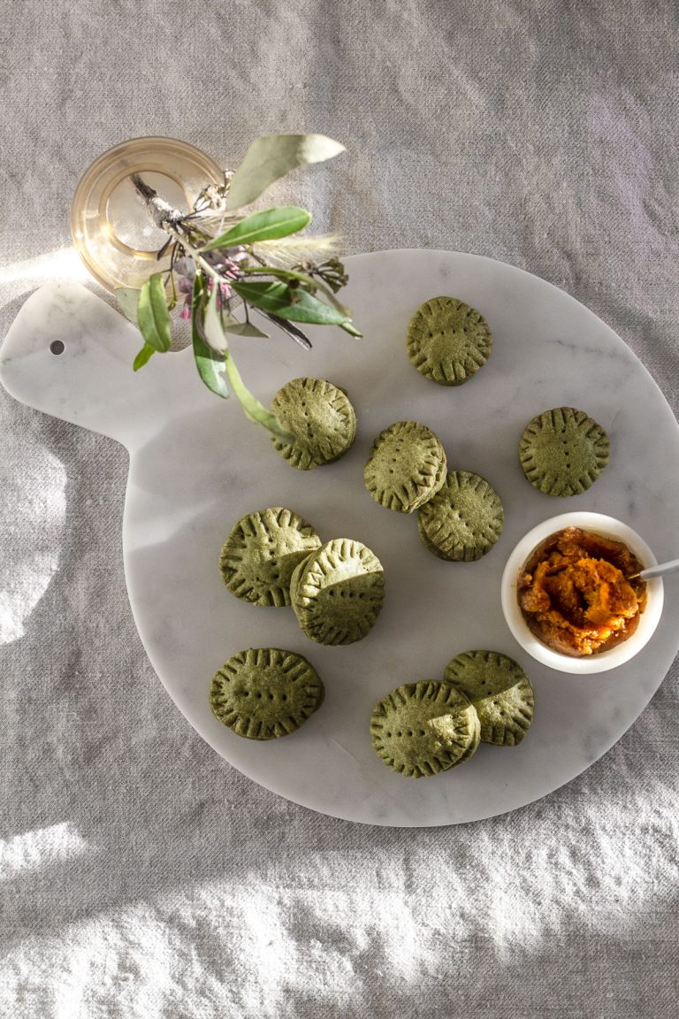 Pandan Mini Pie's with Pineapple Chia Seed Jam - Rezel Kealoha