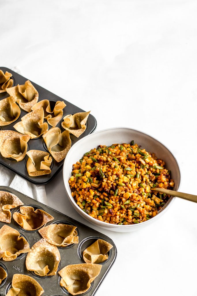 The Perfect No Fuss Appetizer: Lumpia Cups - Rezel Kealoha