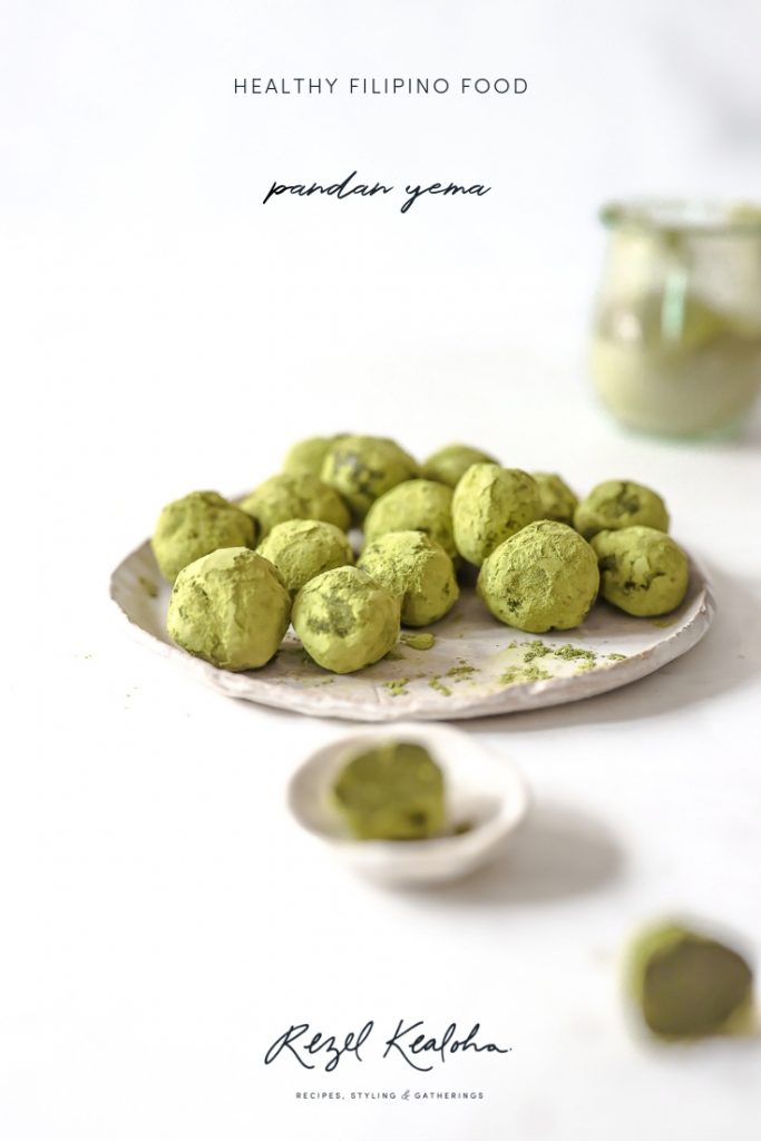 Healthy-ish Pandan Yema (Filipino Custard Candy) - Rezel Kealoha