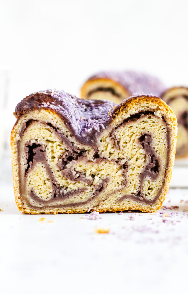 Ube Halaya Babka Dairy Free Recipe - Rezel Kealoha