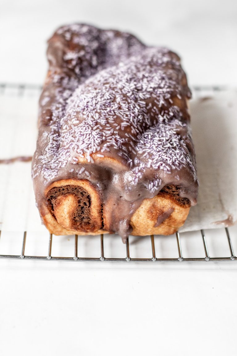 Ube Halaya Babka Dairy Free Recipe - Rezel Kealoha