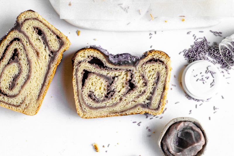 Ube Halaya Babka Dairy Free Recipe - Rezel Kealoha
