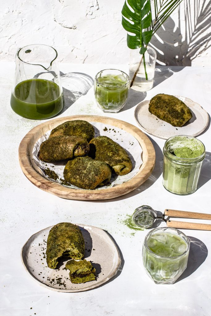 Matcha Spanish Bread Recipe - Rezel Kealoha