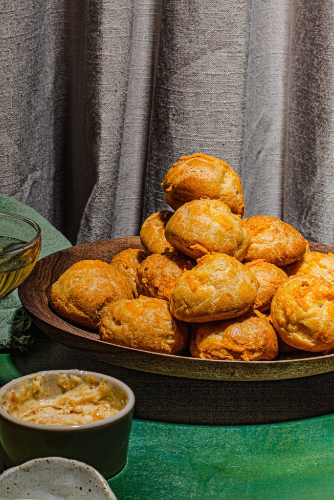 New Years Eve Canape - Ensymada Cheese Puff - Rezel Kealoha