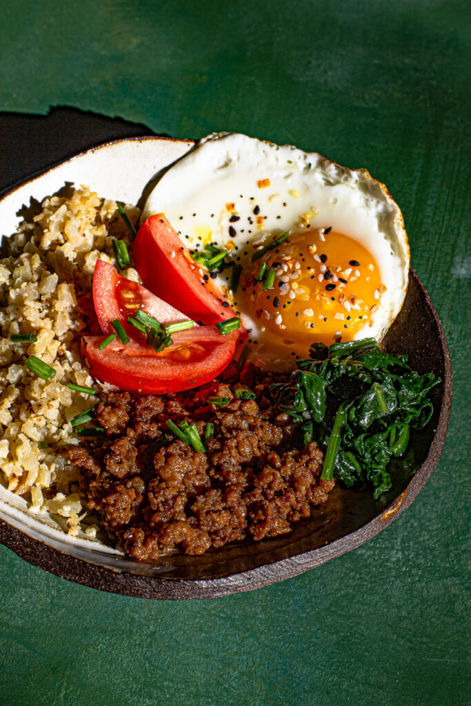 Paleo Longsilog Made With Longganisa Crumbles - Rezel Kealoha