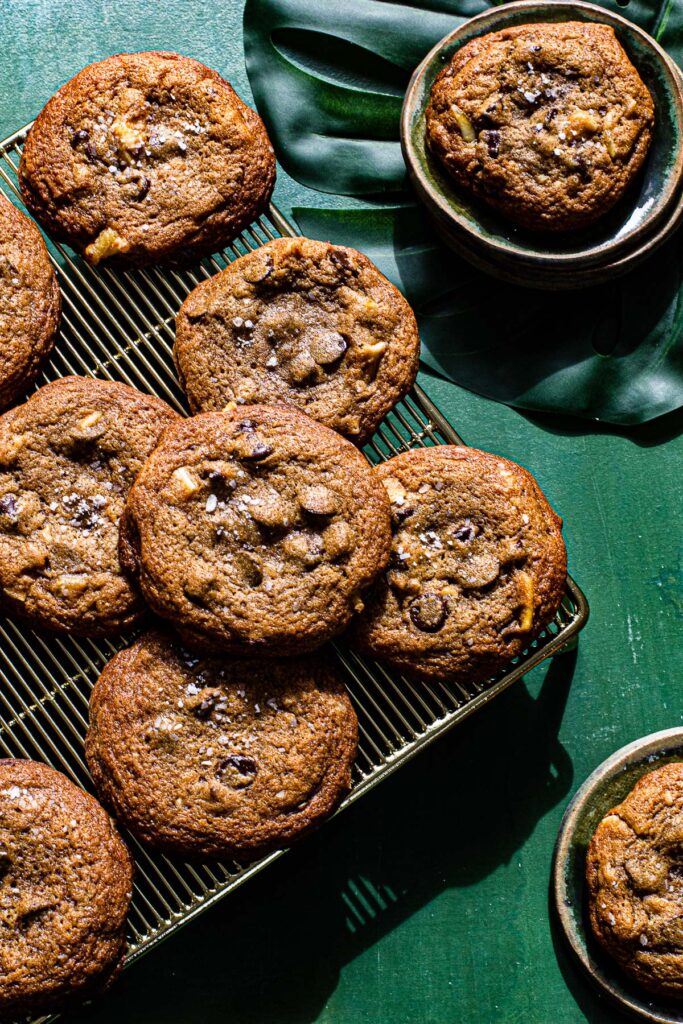 Salty Green Mango Chocolate Chip Cookies - Rezel Kealoha