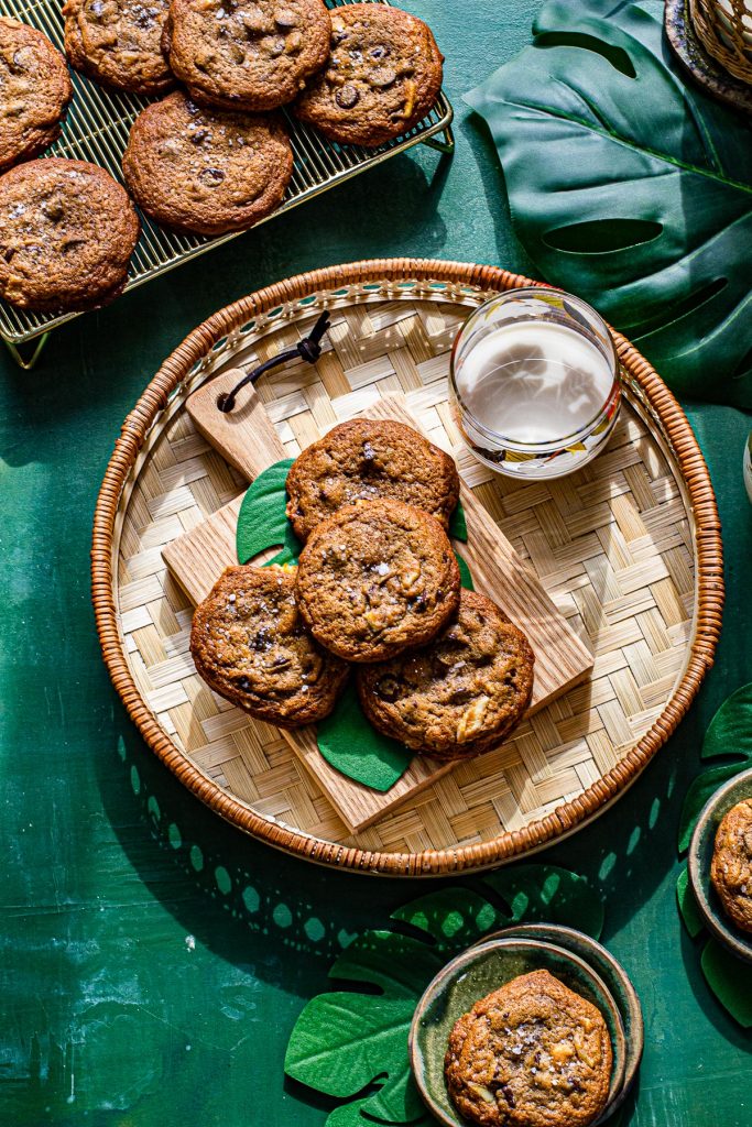 Salty Green Mango Chocolate Chip Cookies - Rezel Kealoha