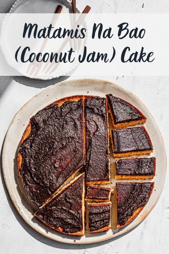 How To Make Matamis Na Bao (Coconut Jam) Cake - Rezel Kealoha