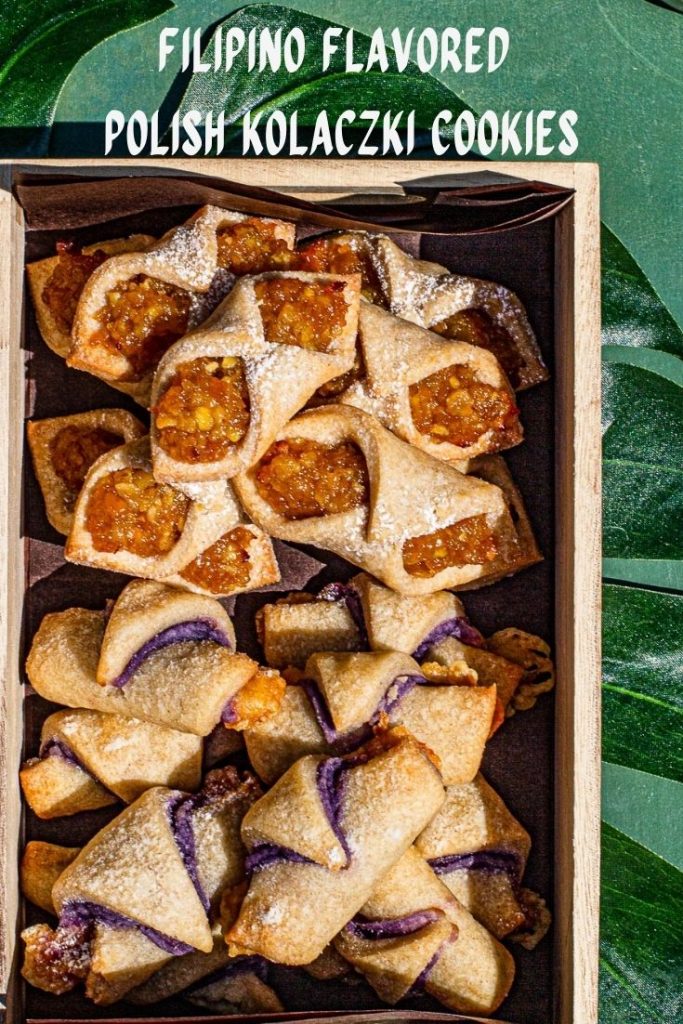 Filipino Flavored Polish Kolaczki Cookies - Rezel Kealoha