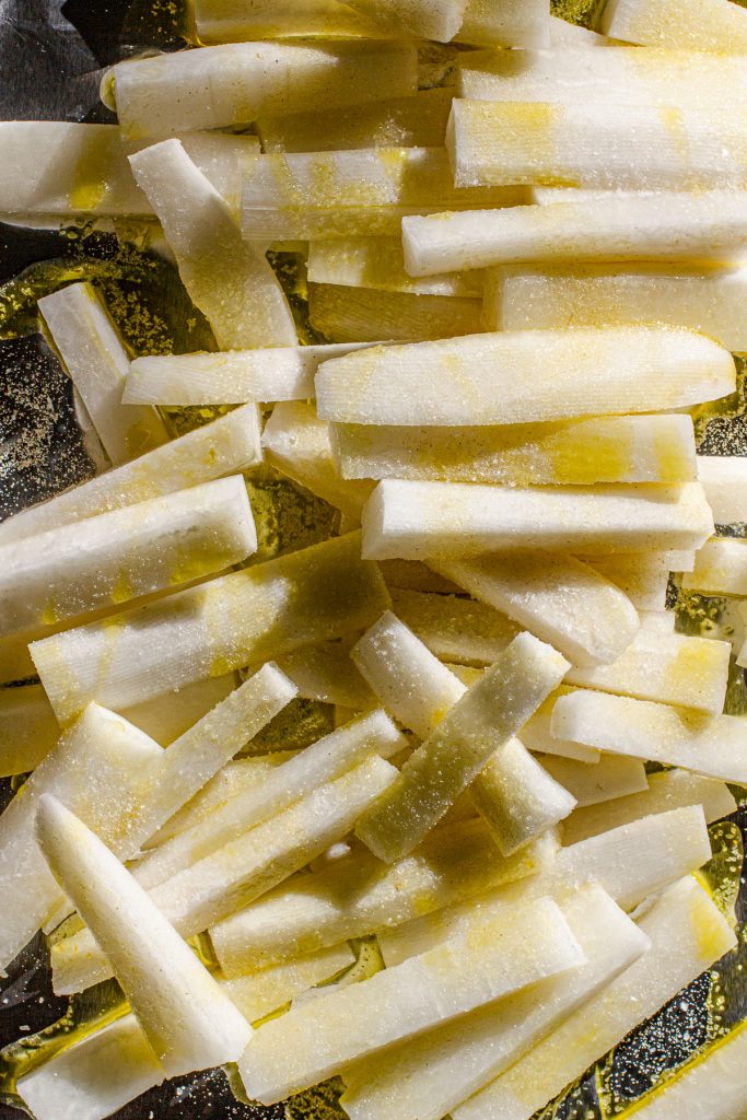 Labanos Fries with Creamy Sinigang Dip - Bahay Kubo Cooking Series ...