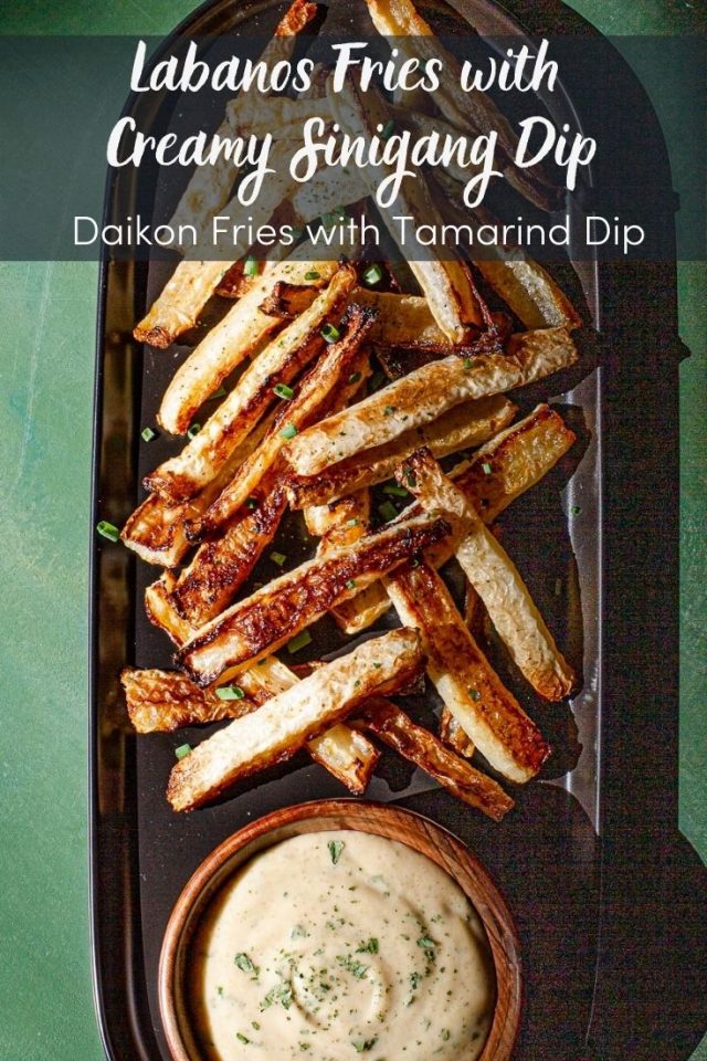 Labanos Fries with Creamy Sinigang Dip - Bahay Kubo Cooking Series ...