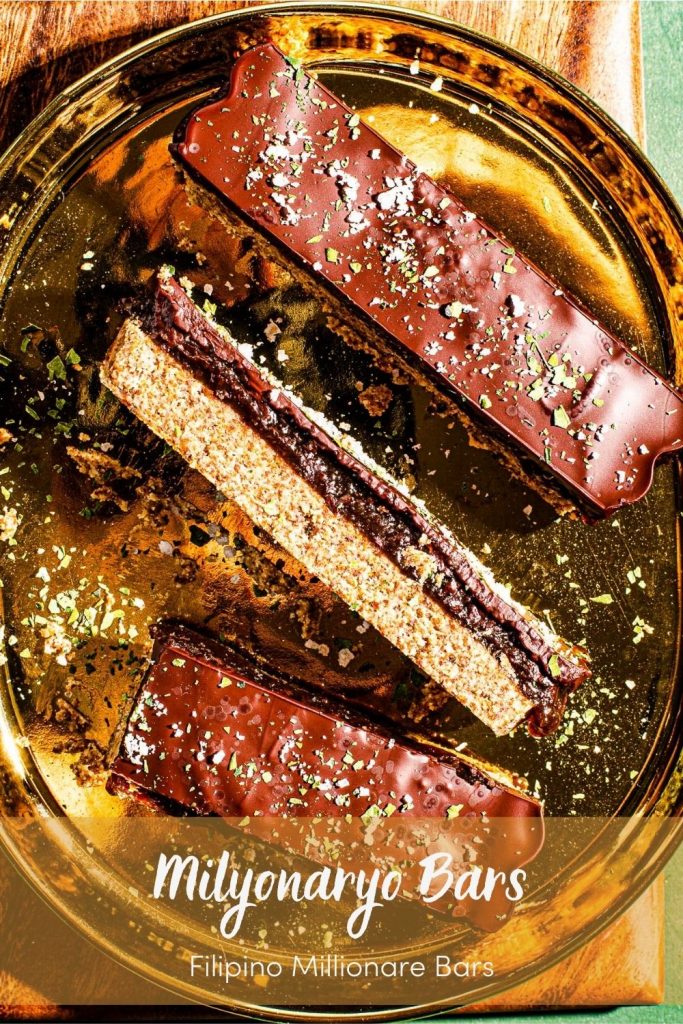 Millonariyo Bars (Filipino Style Millionaire Bars) Recipe - Rezel Kealoha