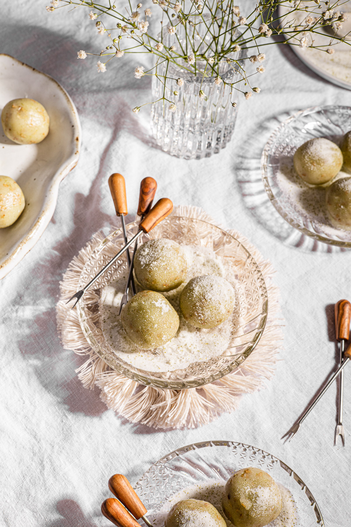 Mache Recipe (Buko Pandan Rice Balls) - Rezel Kealoha