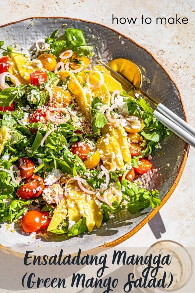 Ensaladang Mangga (Green Mango Salad) - Rezel Kealoha