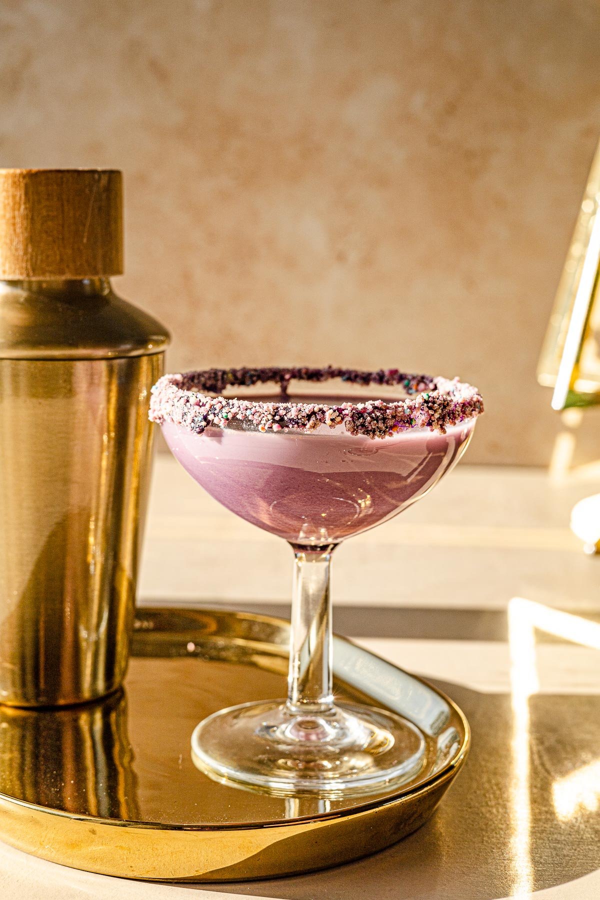 Ube Eggnog Spiked Cocktail - Rezel Kealoha