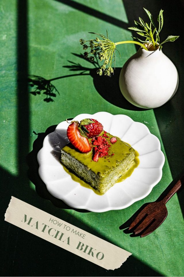 How To Make Matcha Biko with Aiya Matcha - Rezel Kealoha