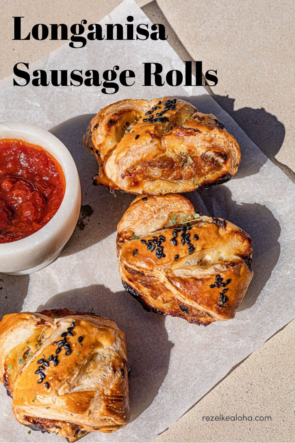 Longganisa Sausage Roll Recipe - Rezel Kealoha