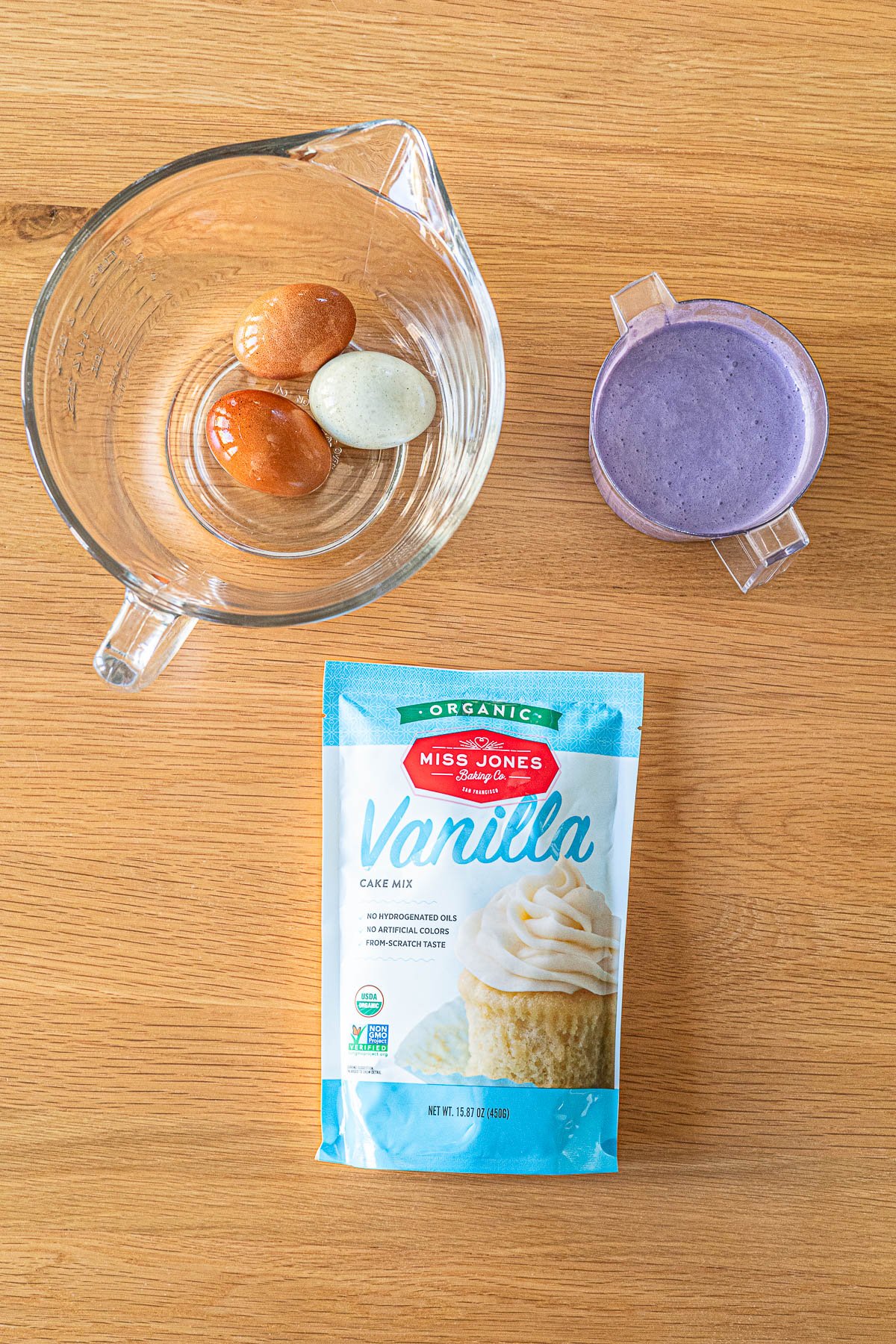 3 Ingredient Ube Cake - Rezel Kealoha