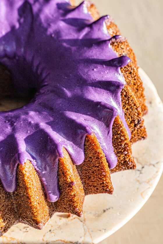 3 Ingredient Ube Cake - Rezel Kealoha