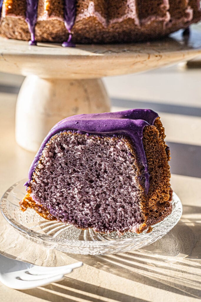 3 Ingredient Ube Cake - Rezel Kealoha