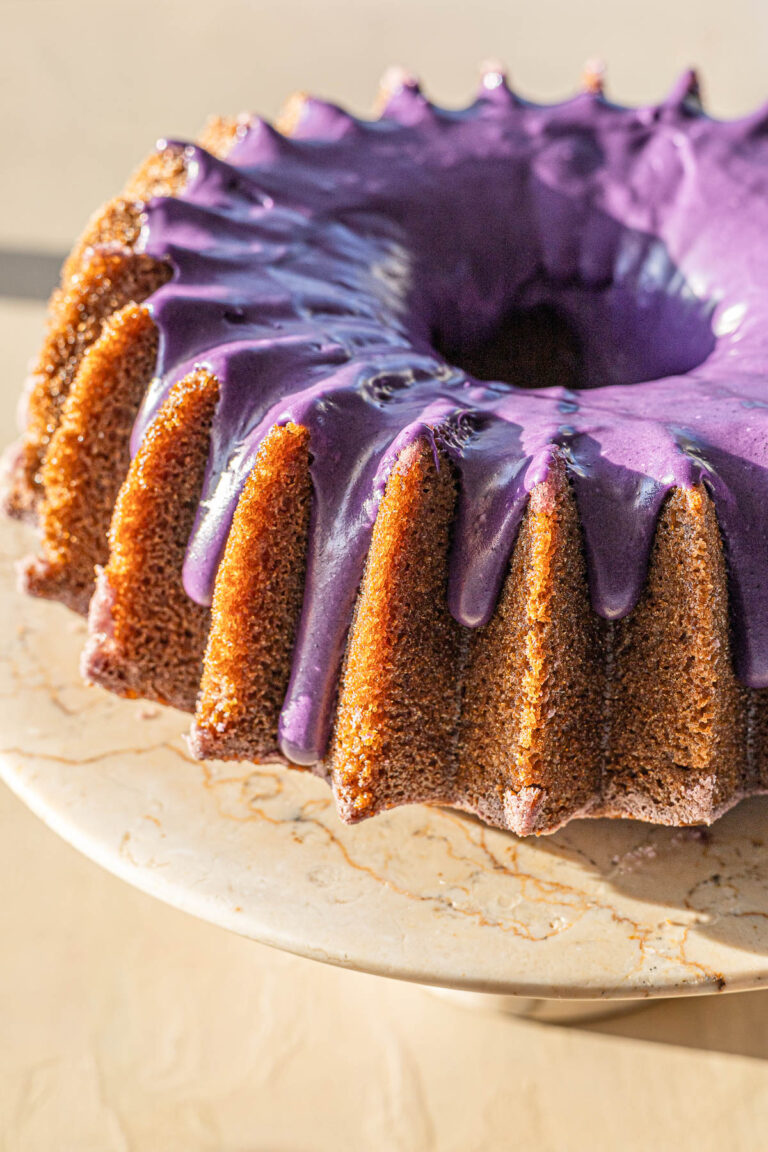 3 Ingredient Ube Cake - Rezel Kealoha