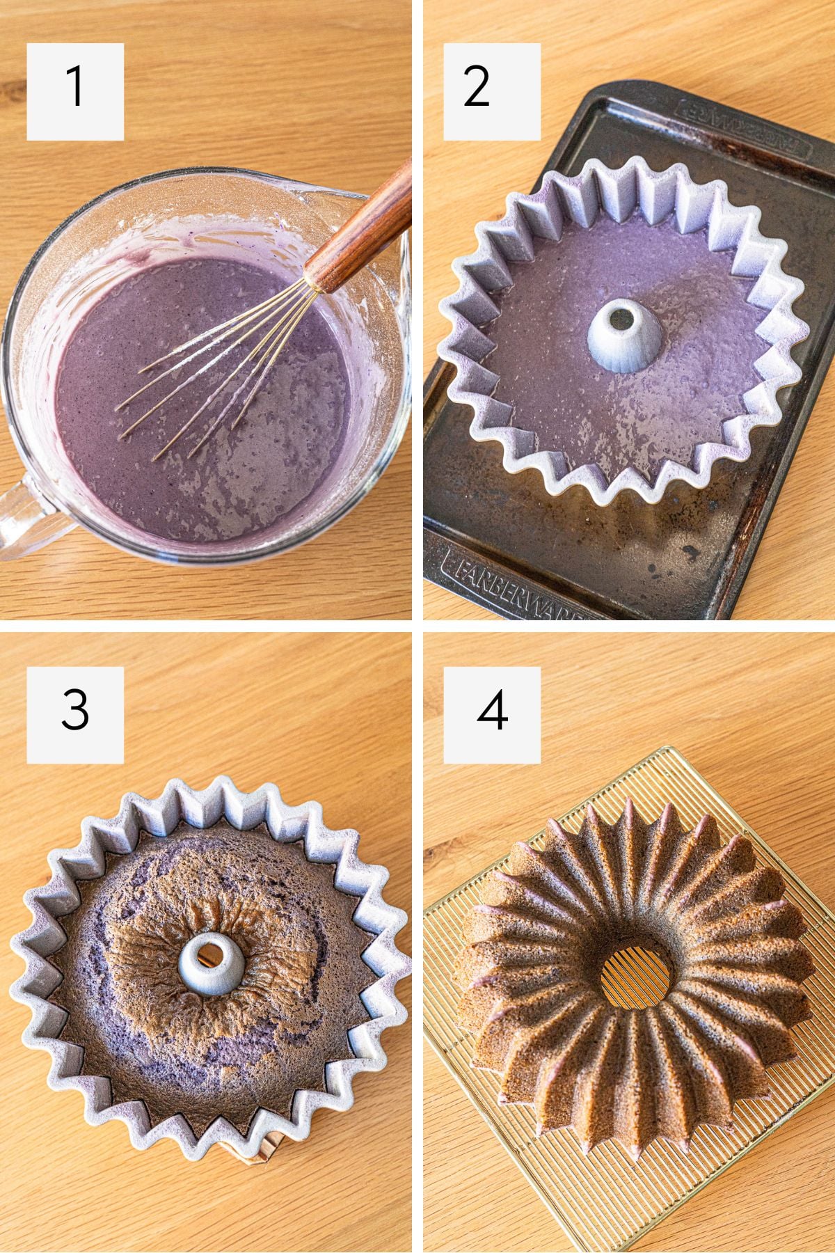 3 Ingredient Ube Cake - Rezel Kealoha