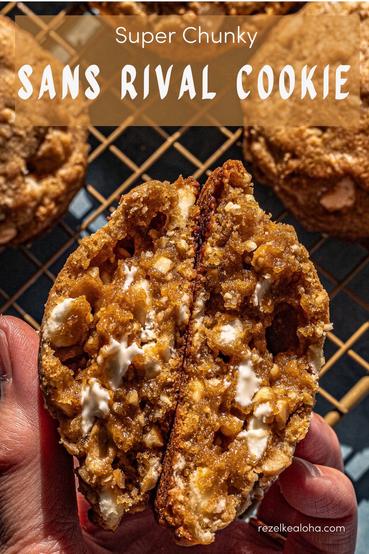 Sans Rival Cookies That Are Super Chunky - Rezel Kealoha