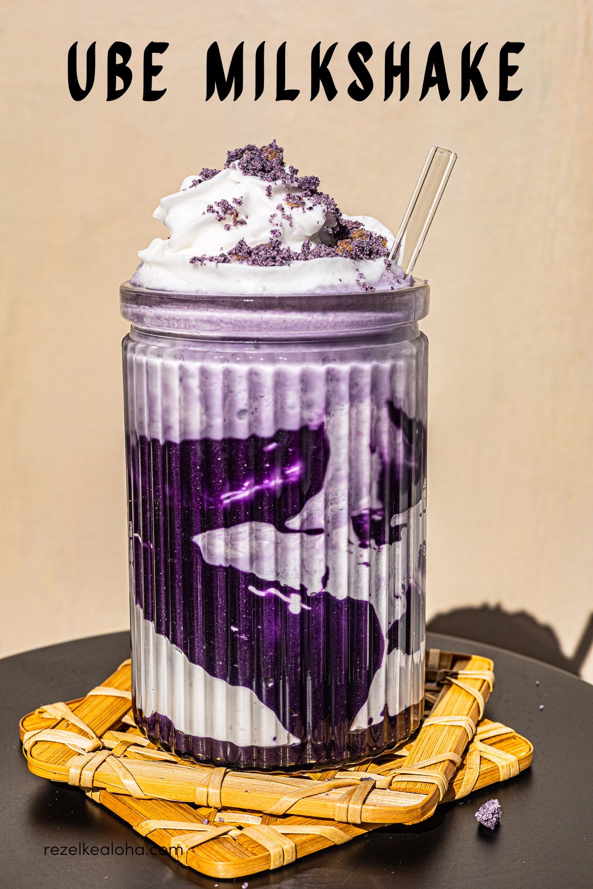 Ube Milkshake - Rezel Kealoha