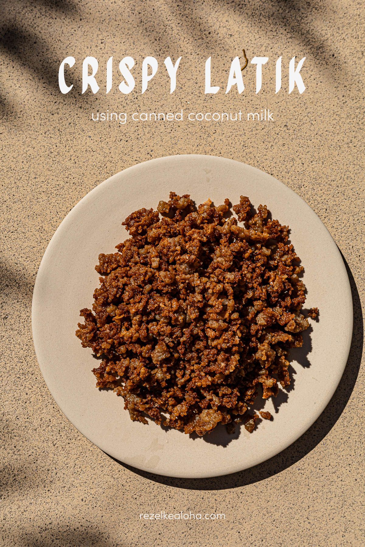 How To Make Latik With Coconut Milk - Rezel Kealoha