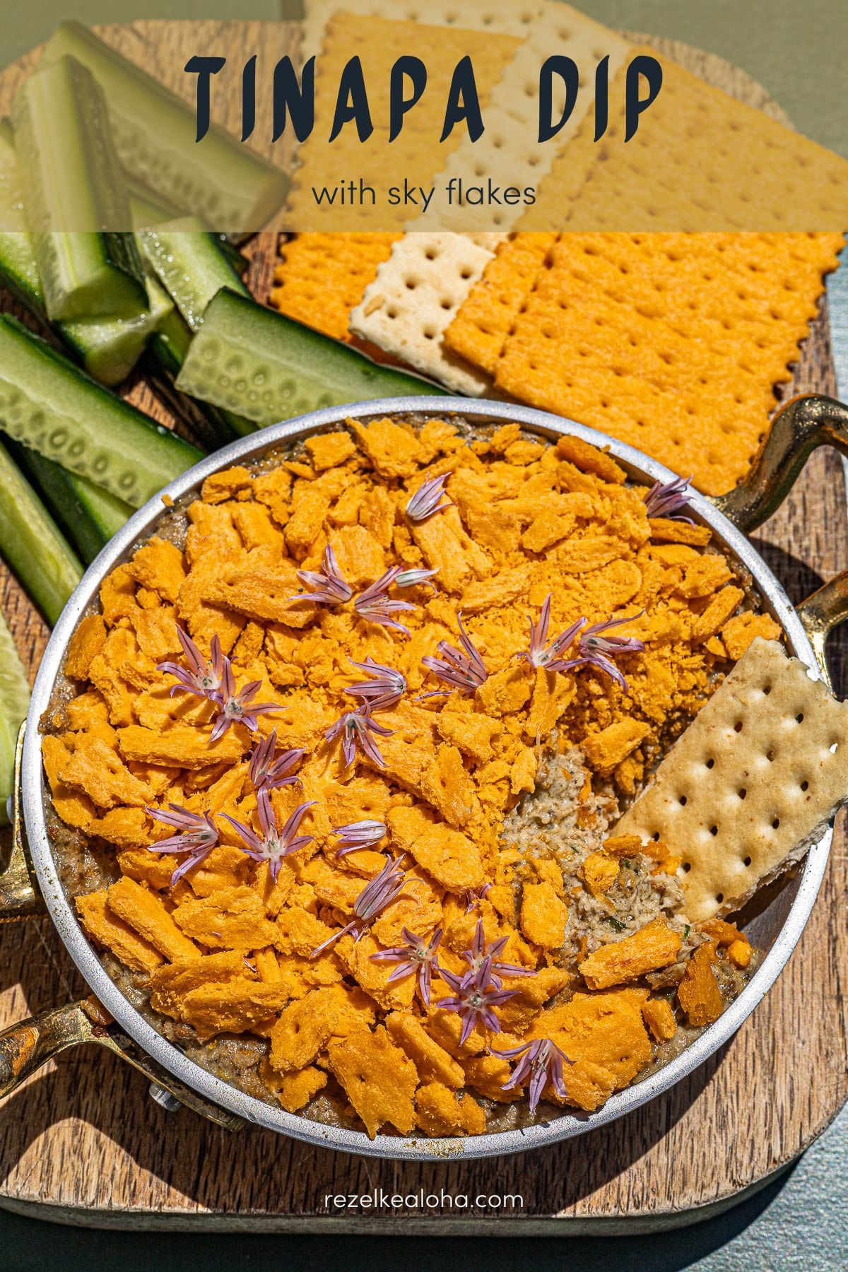 Tinapa Dip with Skyflakes - Rezel Kealoha