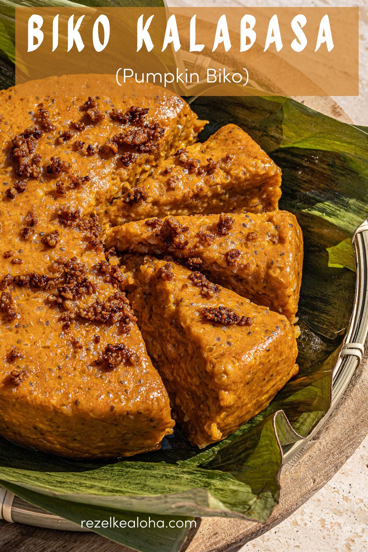 Biko Kalabasa (Pumpkin Biko) - Rezel Kealoha