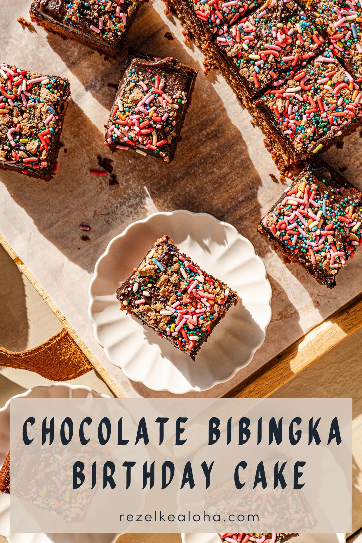 Chocolate Bibingka Cake - Rezel Kealoha