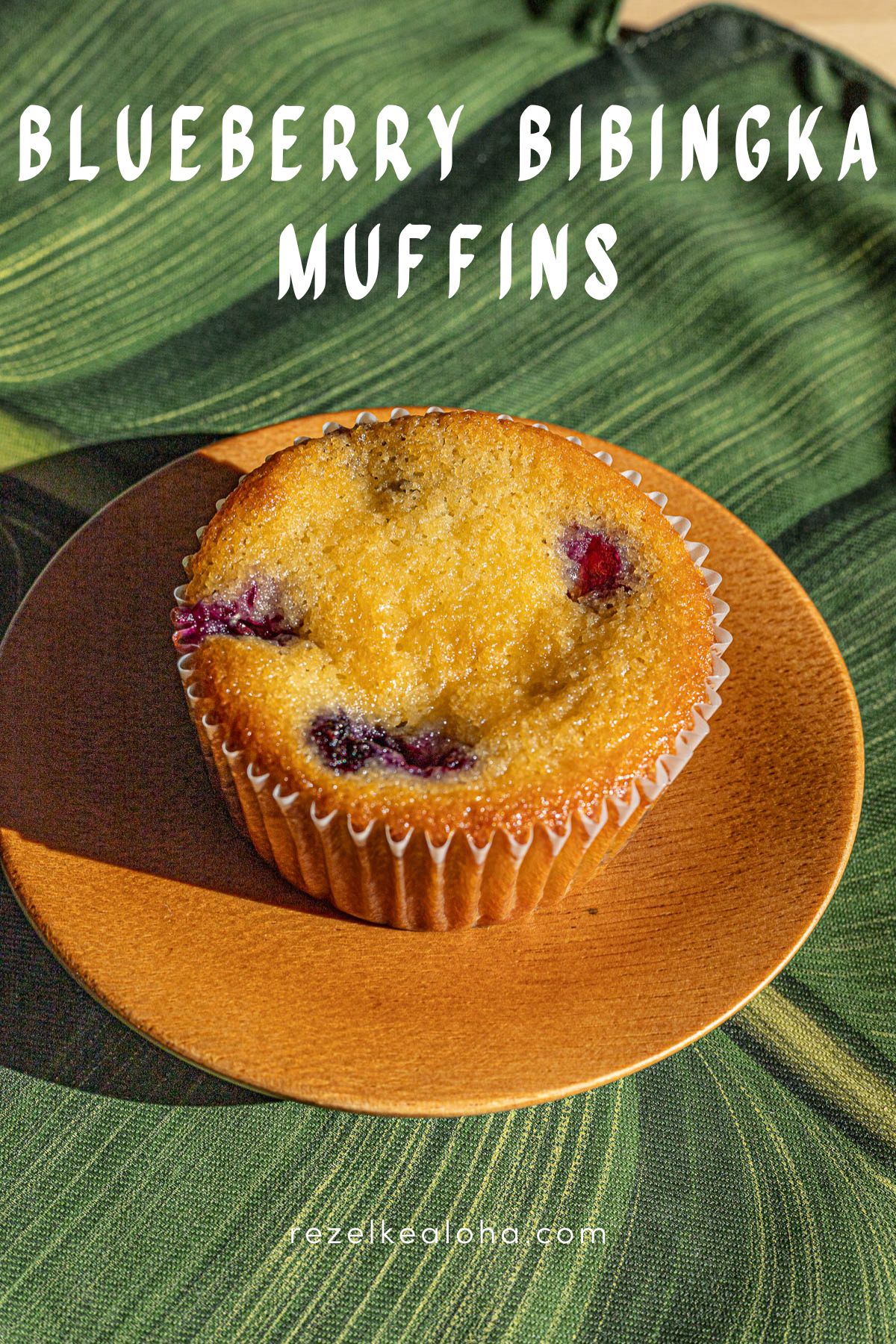 Blueberry Bibingka Muffins - Rezel Kealoha