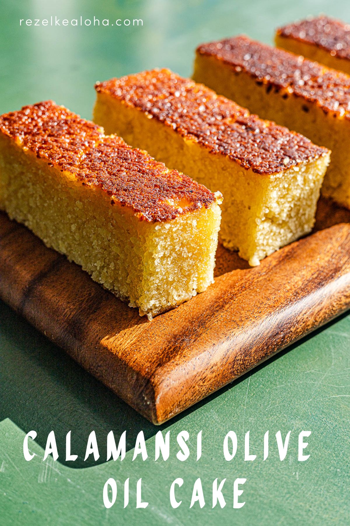 Calamansi Olive Oil Cake - Rezel Kealoha