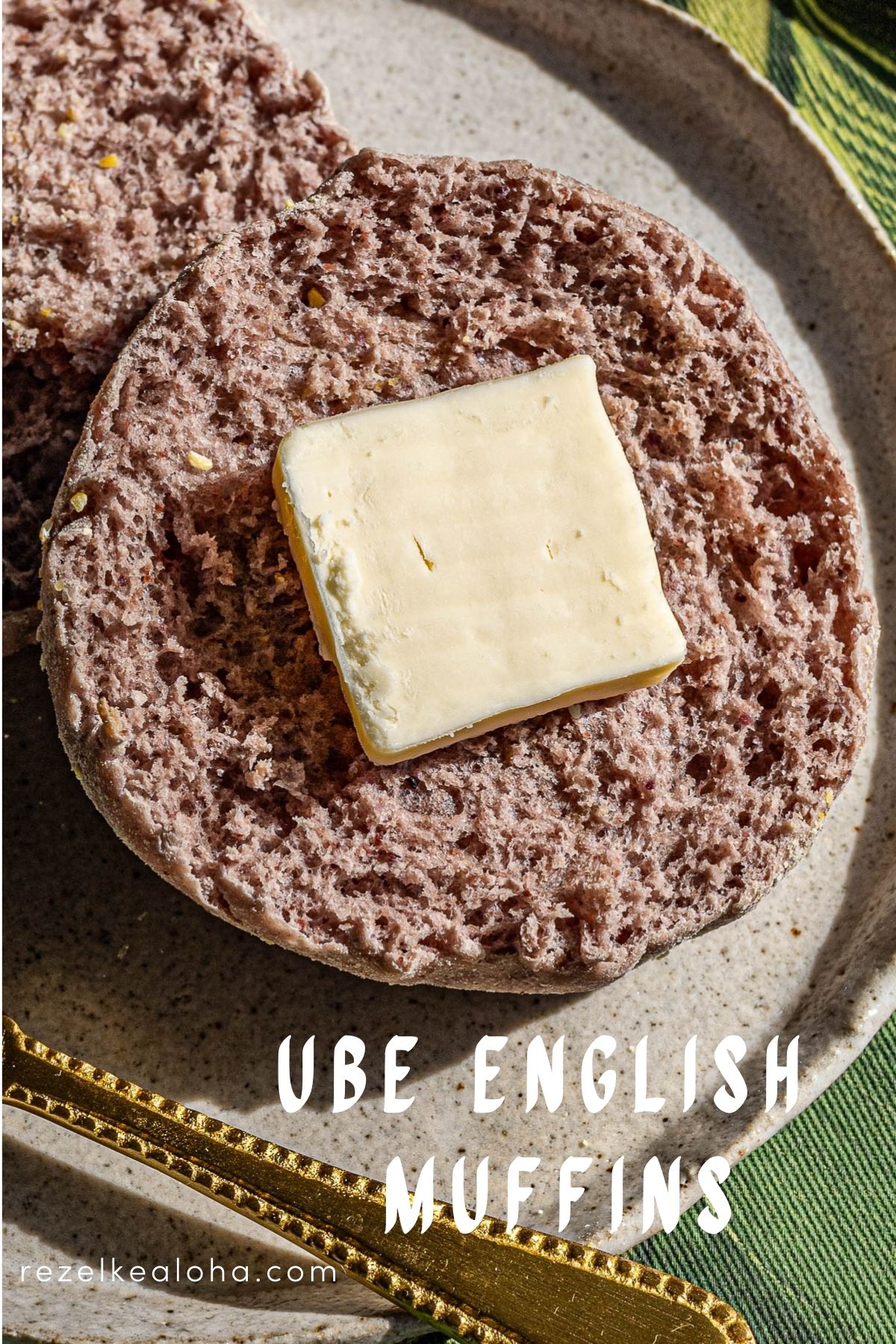 Ube English Muffins Recipe - Rezel Kealoha