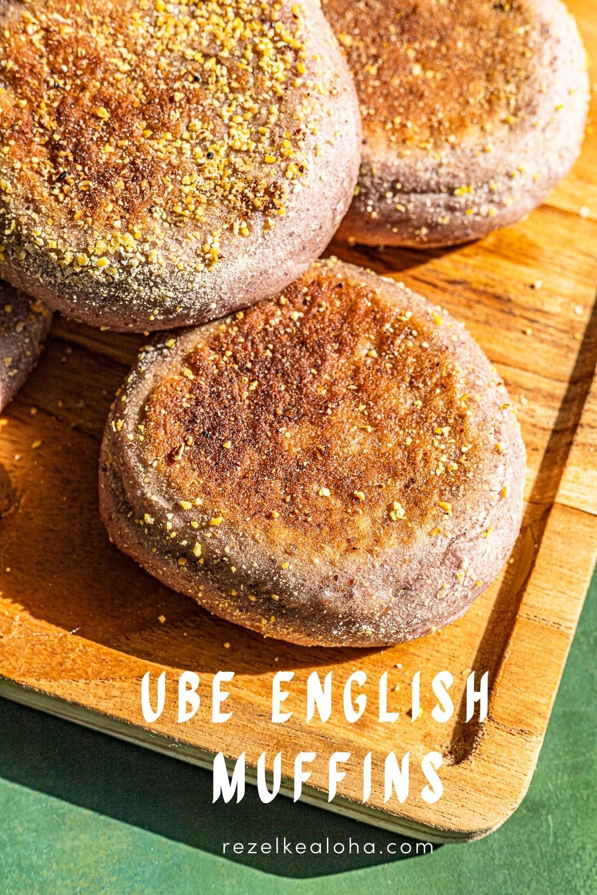 Ube English Muffins Recipe - Rezel Kealoha
