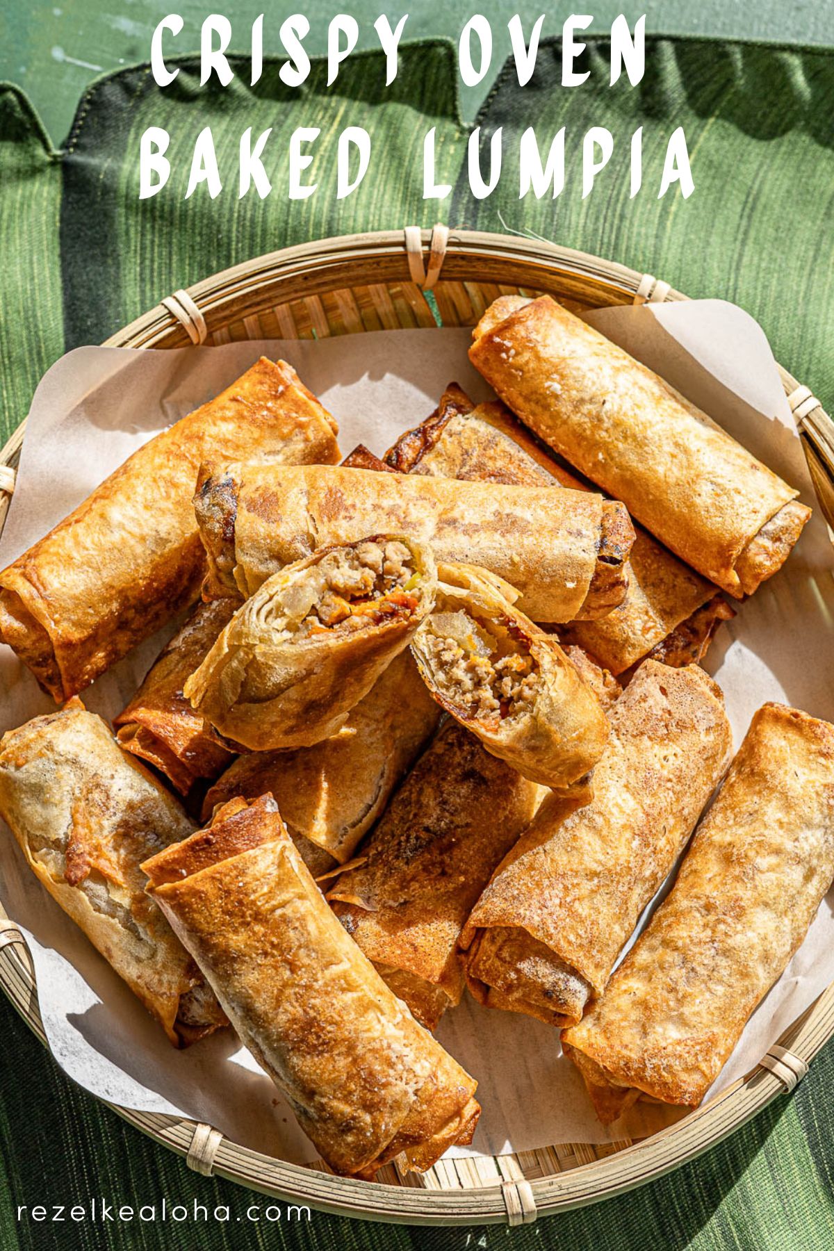 Yes, You Can Cook Crispy Lumpia In The Oven! - Rezel Kealoha