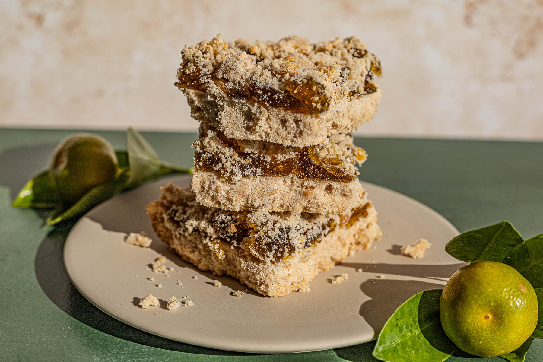 Calamansi Marmalade Bars With Polvoron Crust - Rezel Kealoha